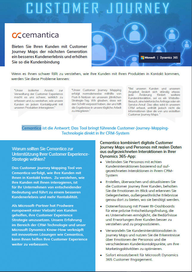 Cemantica | Customer Journey für Dynamics 365 Customer Engagement