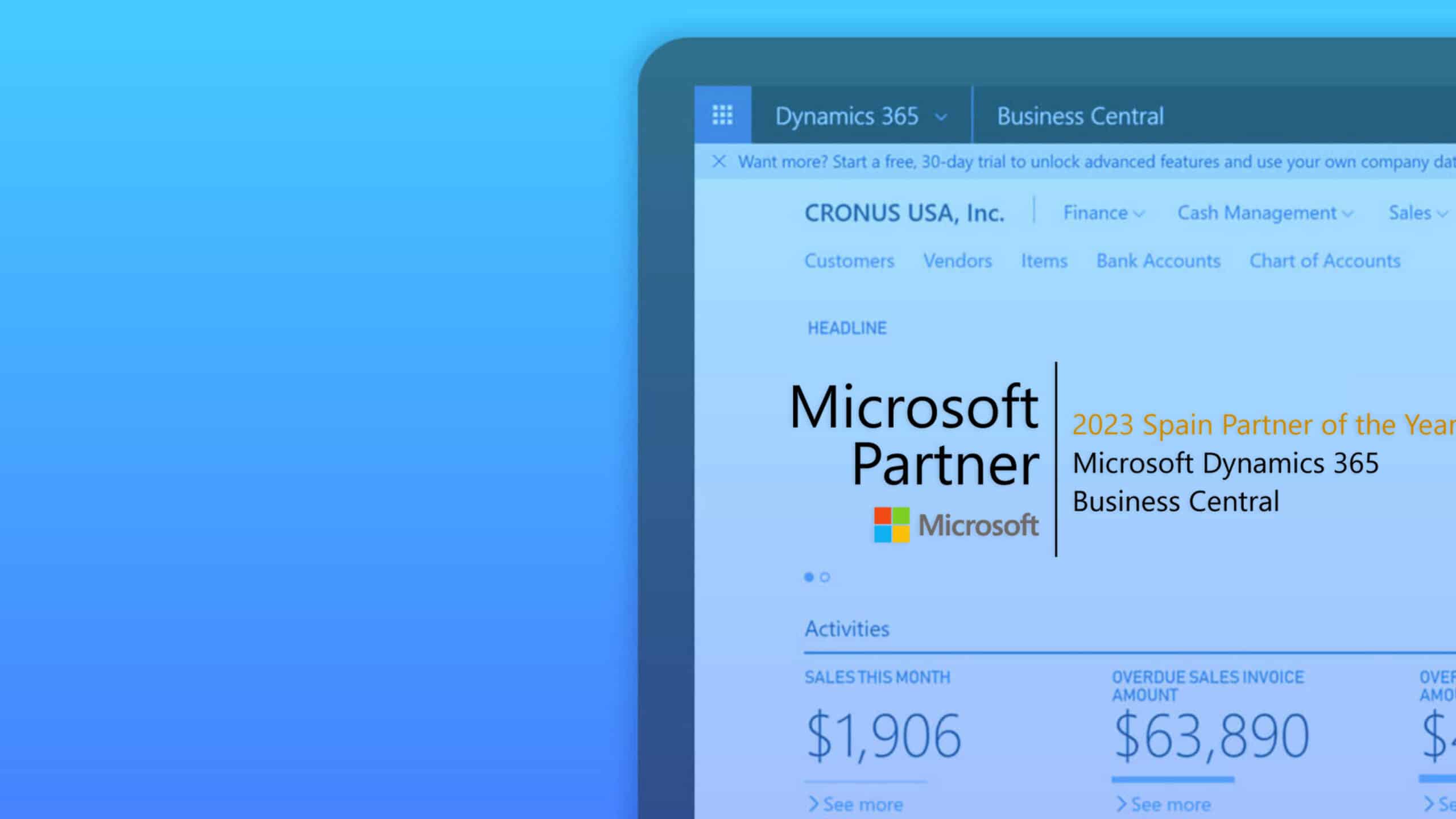 Microsoft Dynamics 365 Business Central - solución ERP