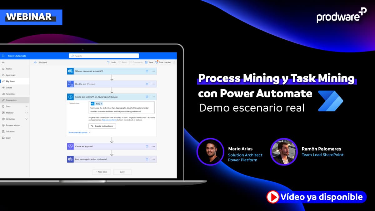 Webinar | Process Mining y Task Mining con Power Automate: Demo