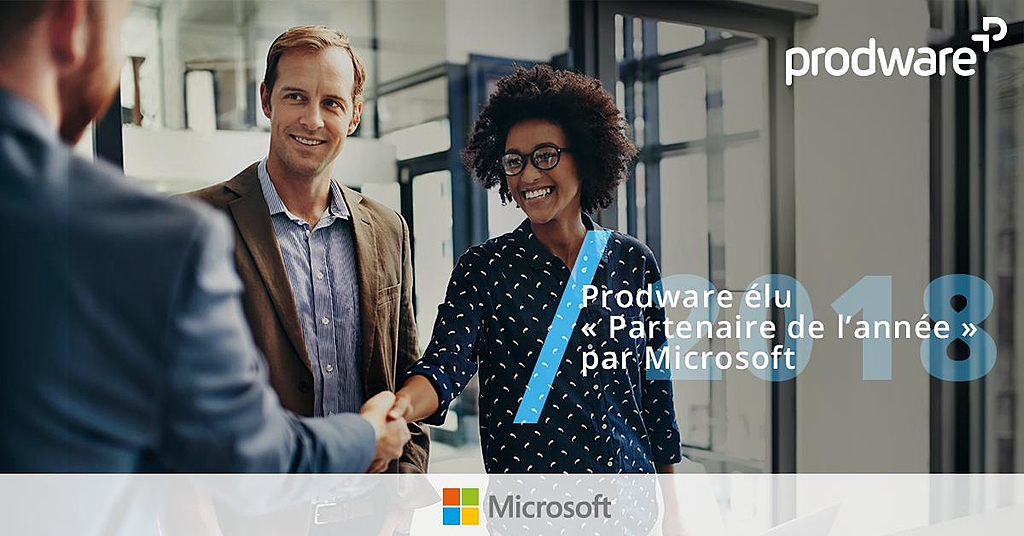 Prodware élu « Partenaire de l’année » par Microsoft Prodware élu « Partenaire de l’année » par Microsoft
