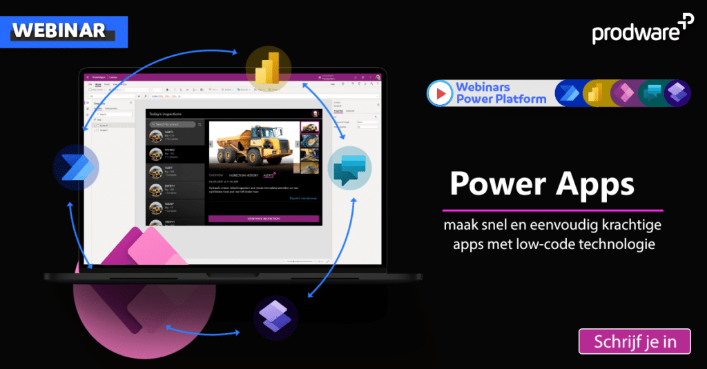 Power Platform Webinars | Hou het simpel, maak het bijzonder | Prodware