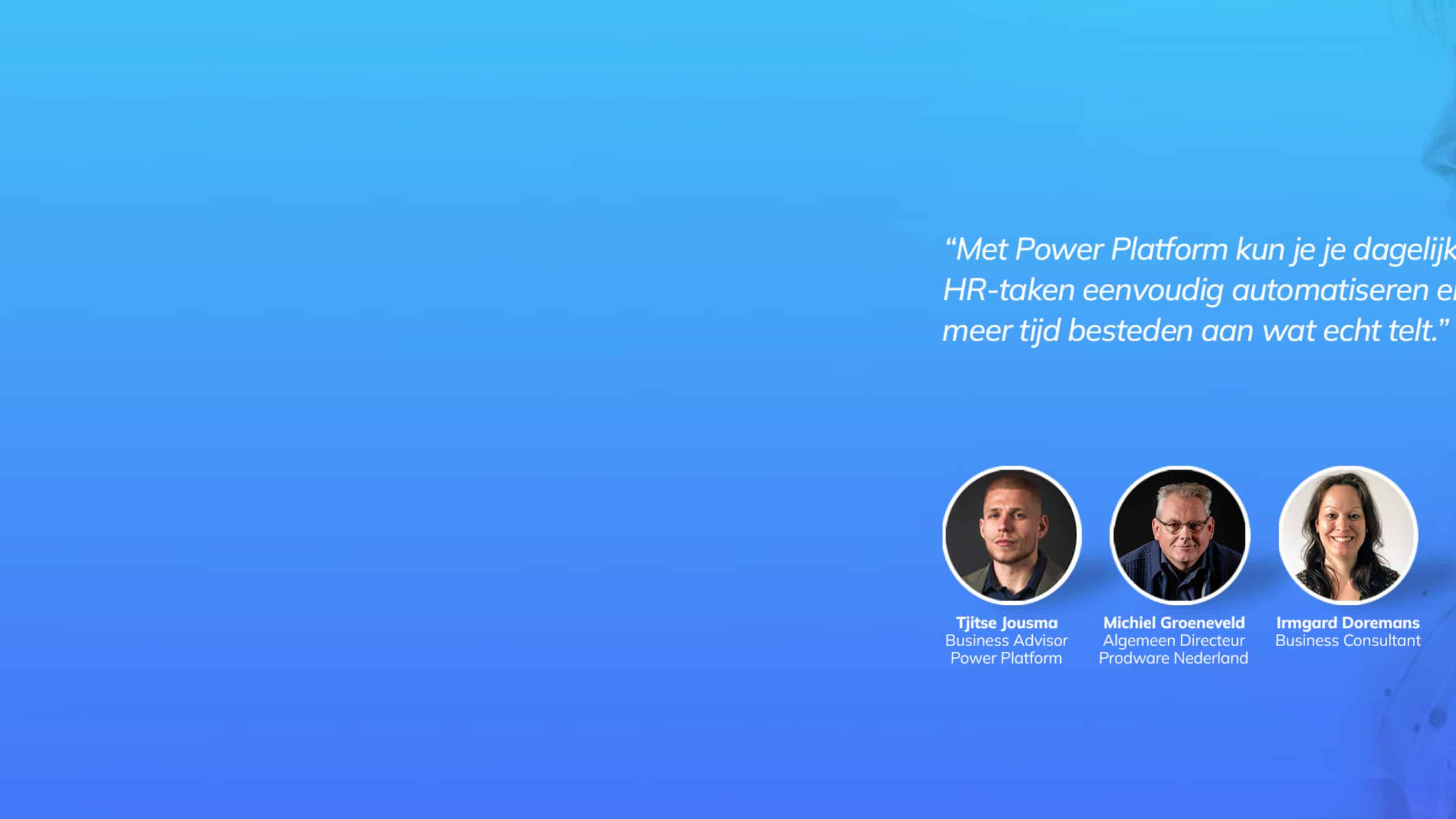 Next Level Workforce | Prodware Nederland | Leider in digitale ...