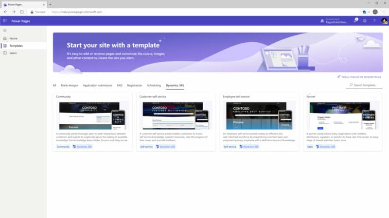 Microsoft Power Pages | Create secure, low-code business websites